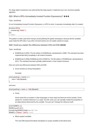 50 common web developer interview questions [2020 updated] [www.full ...