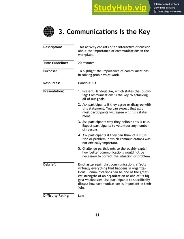 50 Communications Activities, Icebreakers, And Exercises | PDF