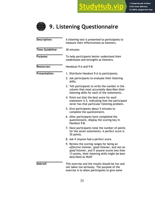 50 Communications Activities, Icebreakers, And Exercises | PDF