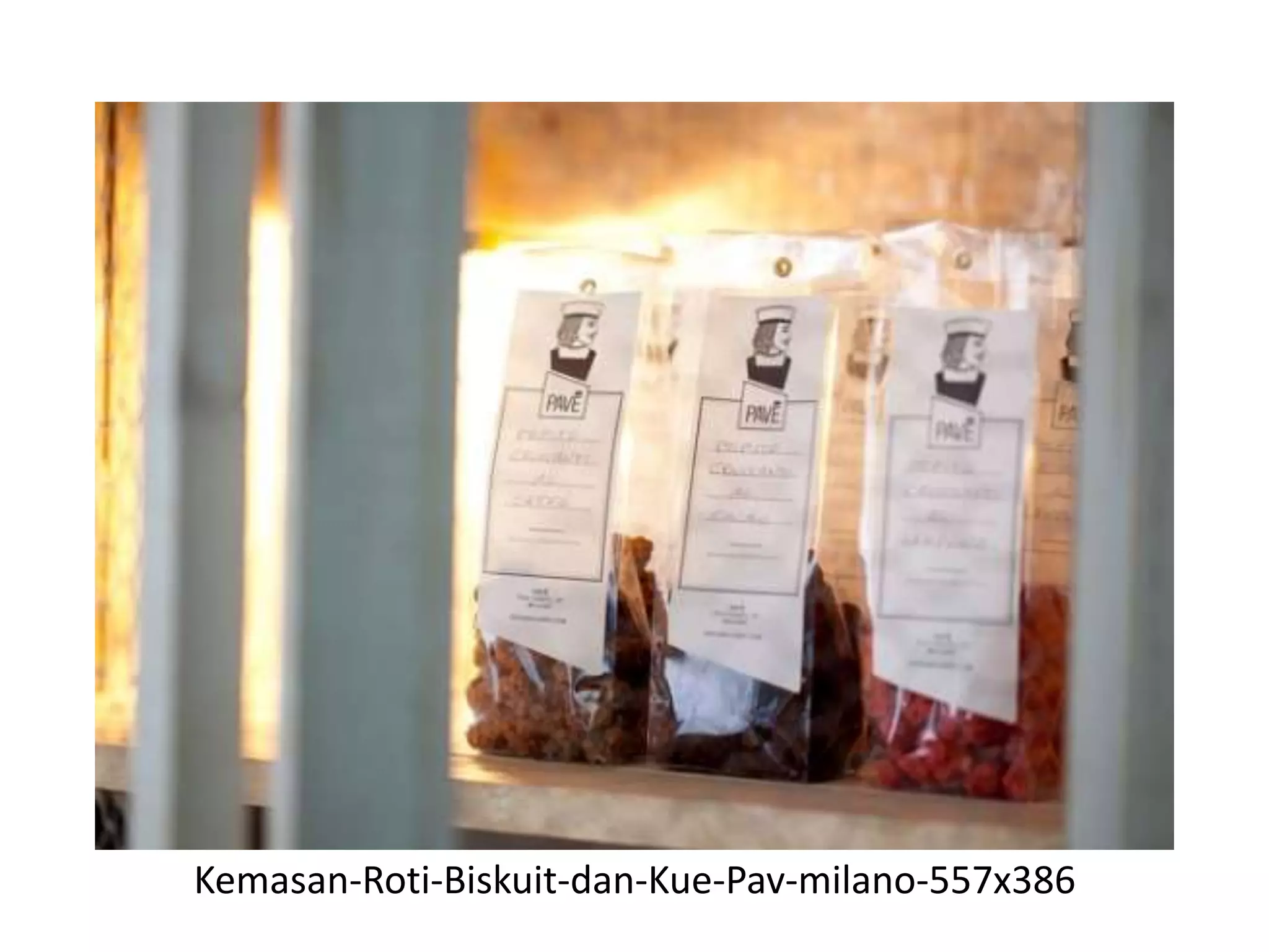 50 contoh desain kemasan roti kue dan biskuit | PPTX