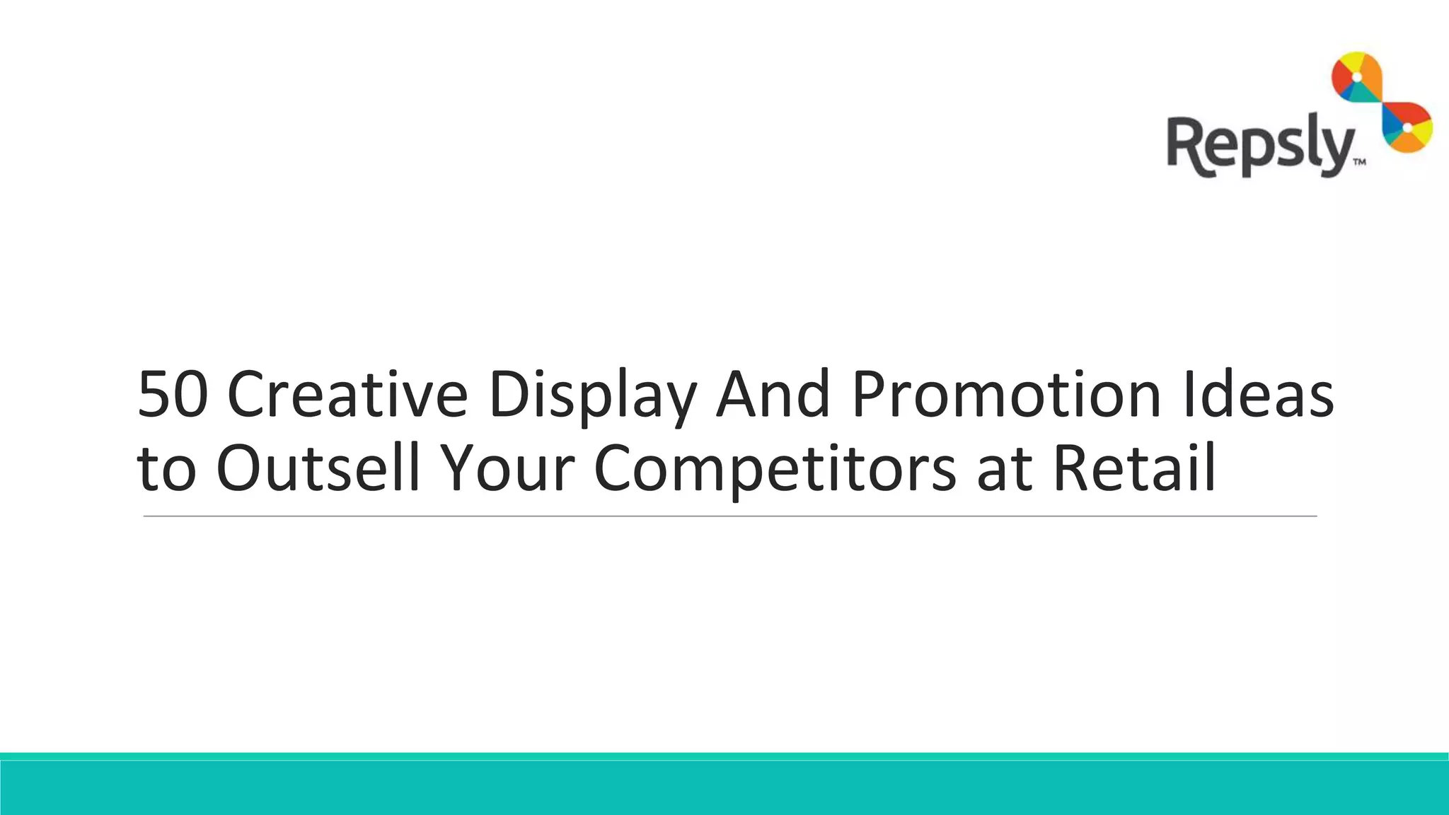 50 Creative Display and Promotion Ideas to Outsell Your Competitors at ...