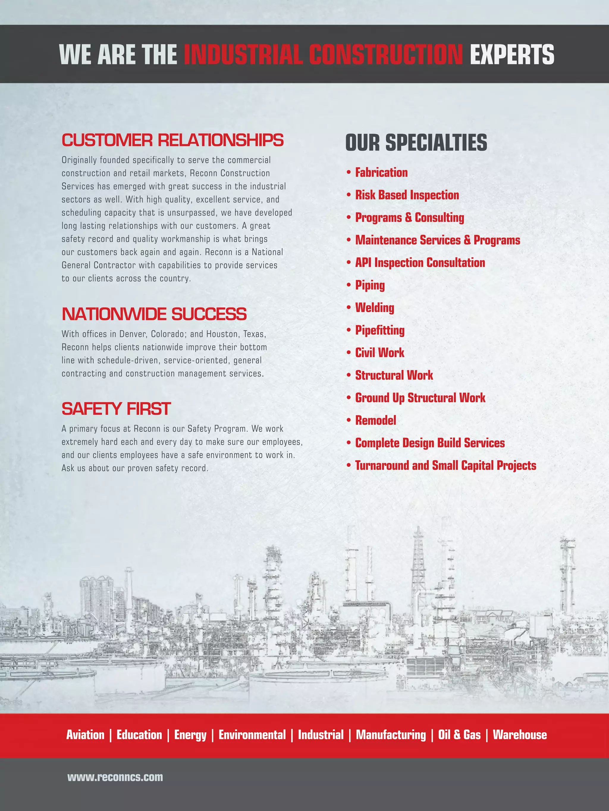 Reconn Industrial Brochure | PDF