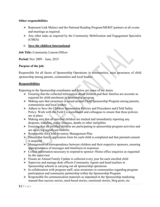 CURRICULUM VITAE LAMECK KAMPION | PDF