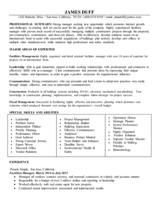 Resume JAMES DUFF Final (1) | DOCX
