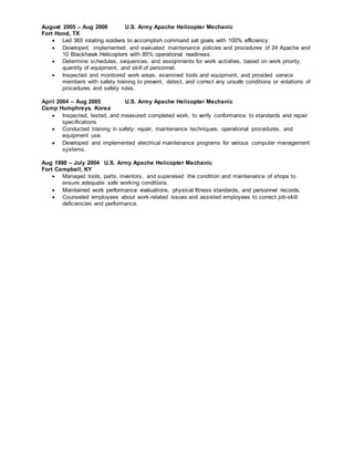 Resume | DOCX | Careers
