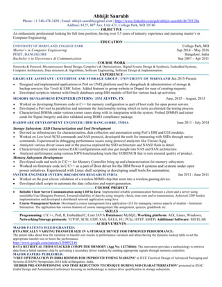 Abhijit_Saurabh_Resume | PDF | Computer Software and Applications | Computing