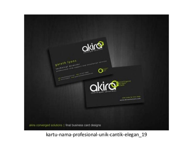 50 desain kartu nama unik dan inspiratif yang akan mempengaruhi profe…