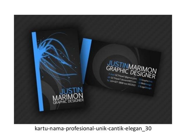50 desain kartu nama unik dan inspiratif yang akan mempengaruhi profe…
