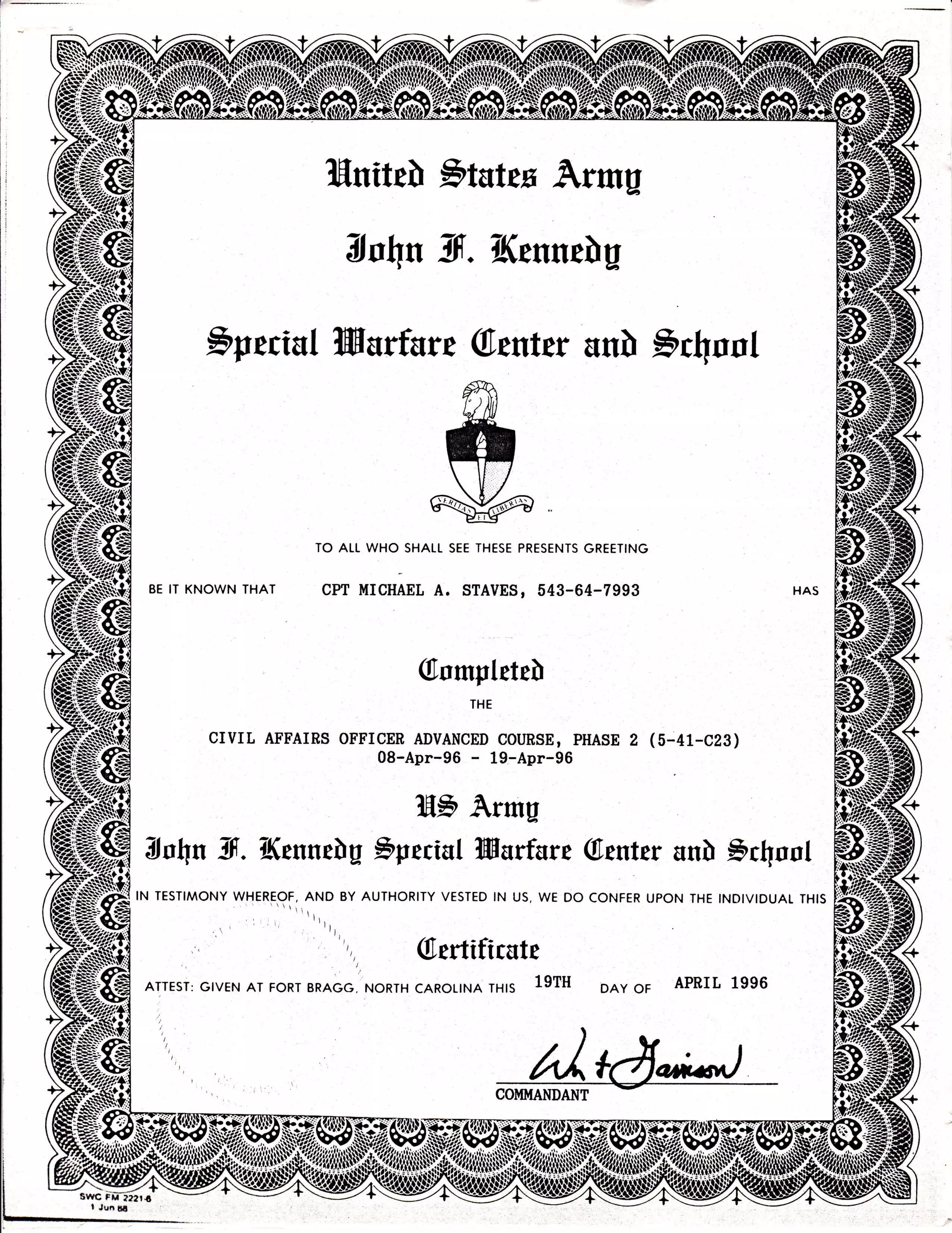 Civil Affairs Officers Course | PDF