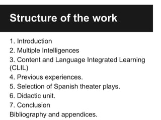 DRAMA AS A DIDACTIC RESOURCE AND MULTIPLE INTELLIGENCES | PDF