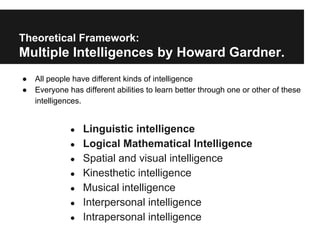 DRAMA AS A DIDACTIC RESOURCE AND MULTIPLE INTELLIGENCES | PDF