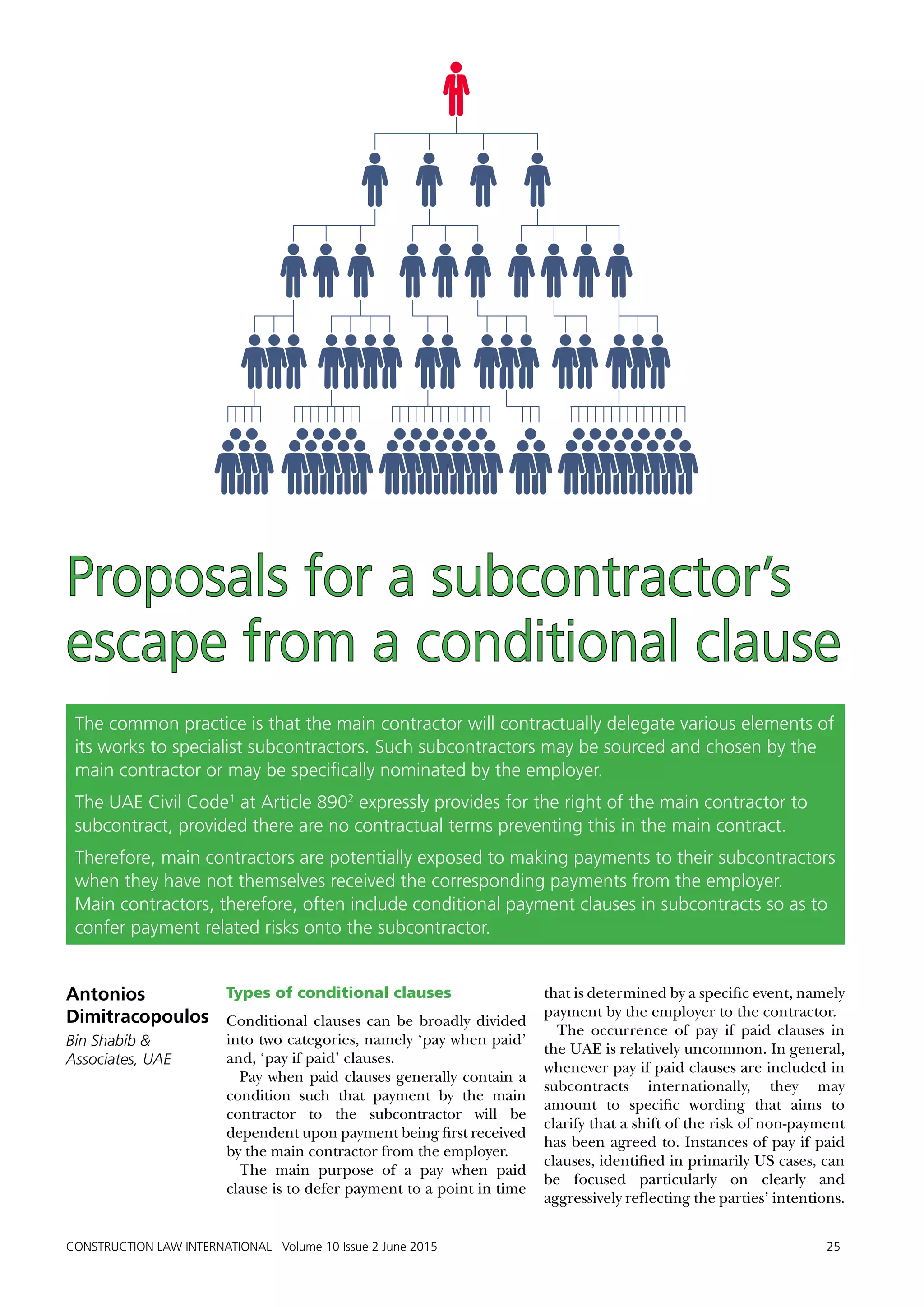 CLI ARTICLE ON SUBCONTRACTING | PDF