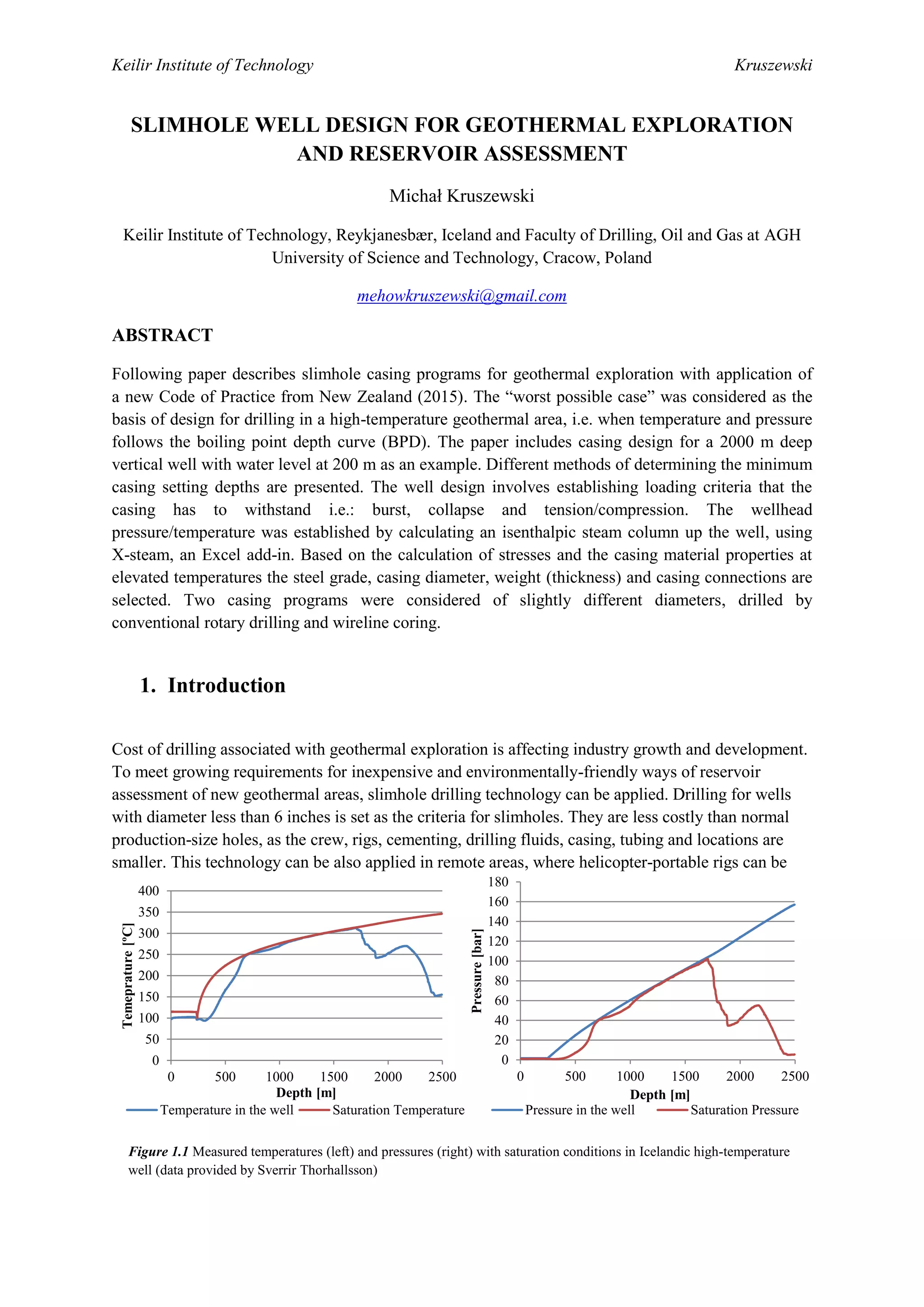 SLIMHOLE WELL DESIGN FOR GEOTHERMAL EXPLORATION AND RESERVOIR ...