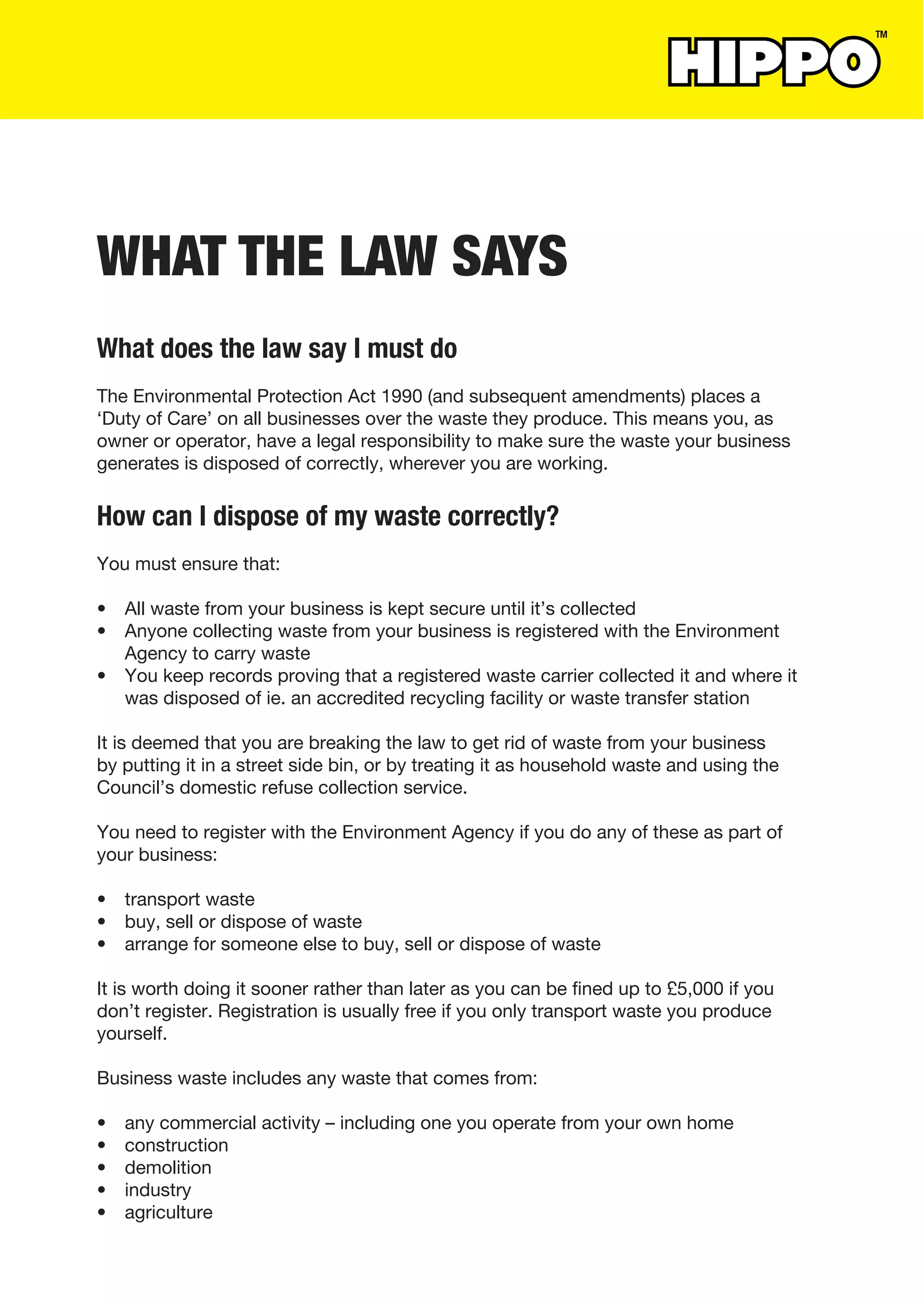 Guide to waste - interactive | PDF