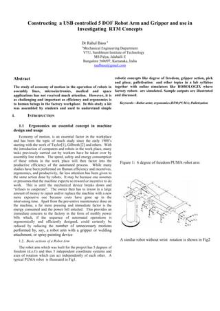 Robotics ICMMT2015 | PDF