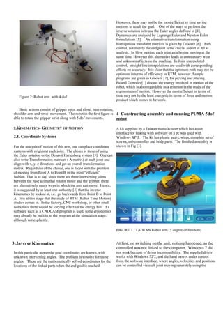 Robotics ICMMT2015 | PDF