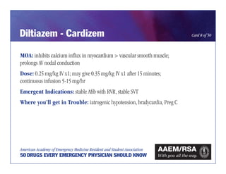 50 emergency drugs | PDF