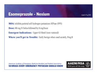 50 emergency drugs | PDF