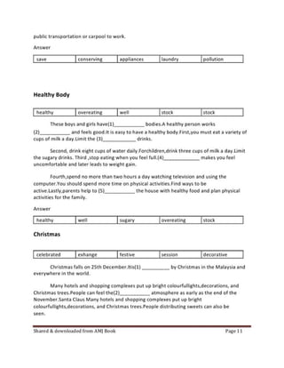 50 english essay practice | PDF