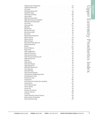 Fillauer Catalog | PDF