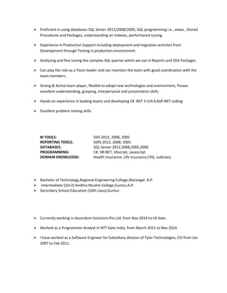 Resume_Krishna.M | PDF