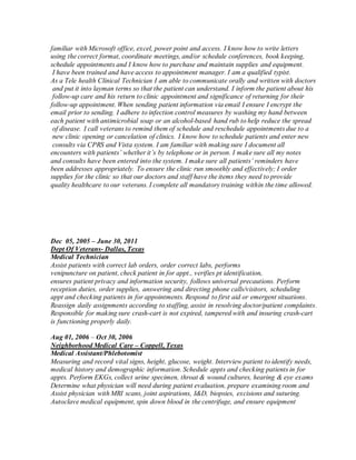 Mental Health Resume | DOCX