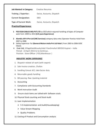 Dipak CV | DOCX