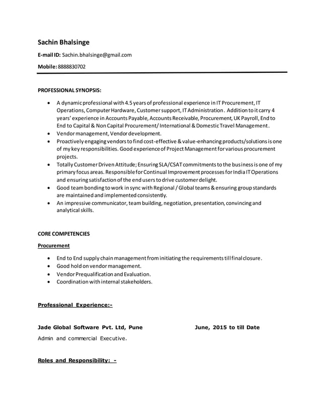 Sachin- CV | DOCX