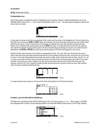 50g working with matricies | PDF