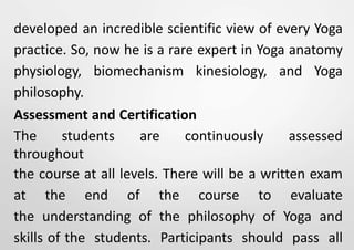 50 Hr – Restorative Yoga Teacher Training Certificate Course.ppt