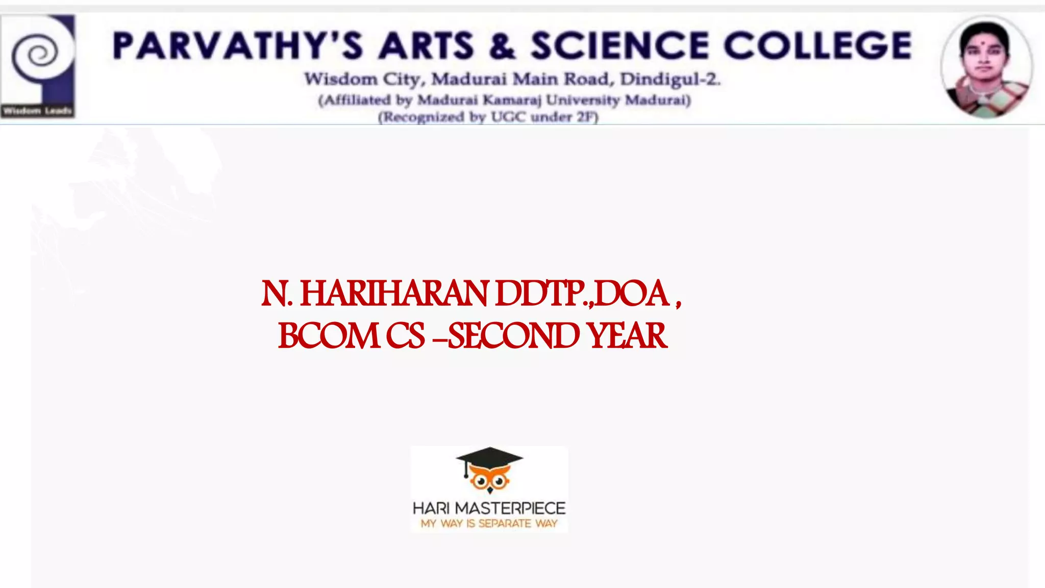 50 Introduction To Computer Software Ppt Hari Master Piece Ppt