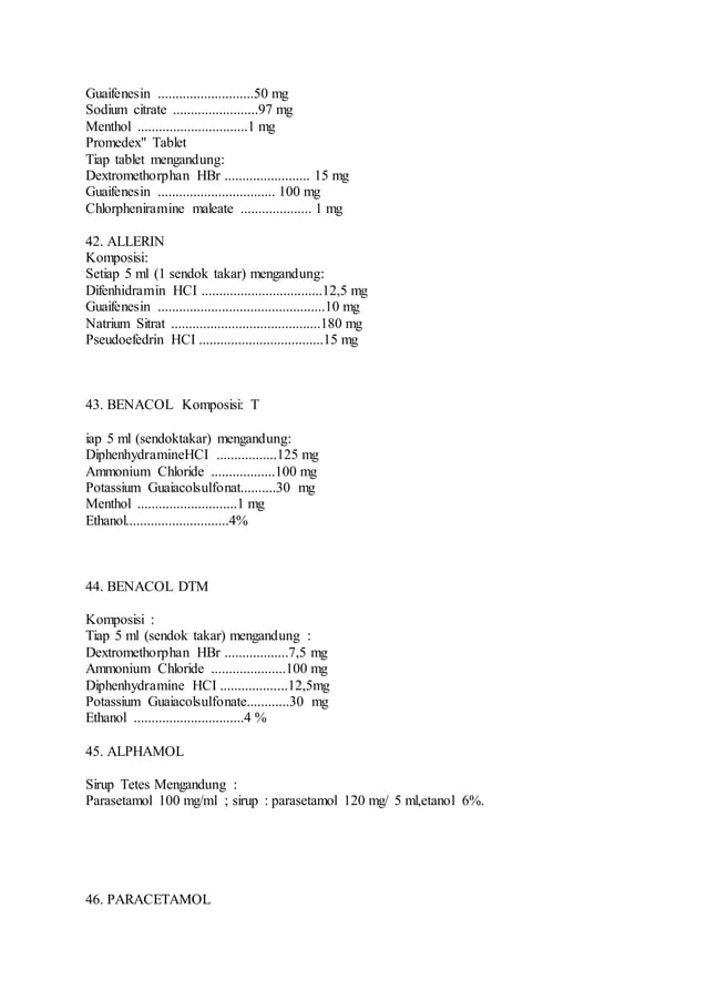 50 jenis obat generik | DOCX