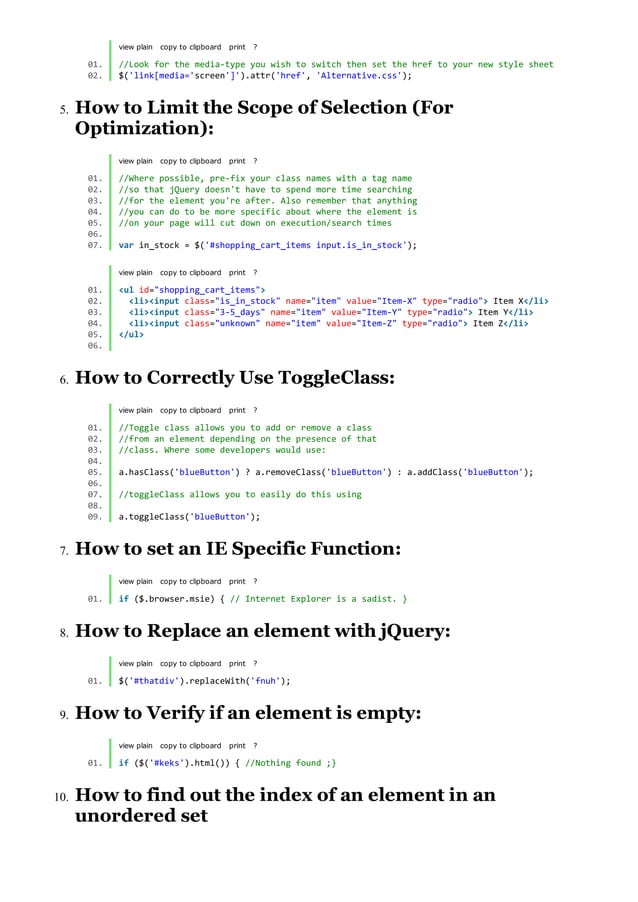 50 jquery | PDF