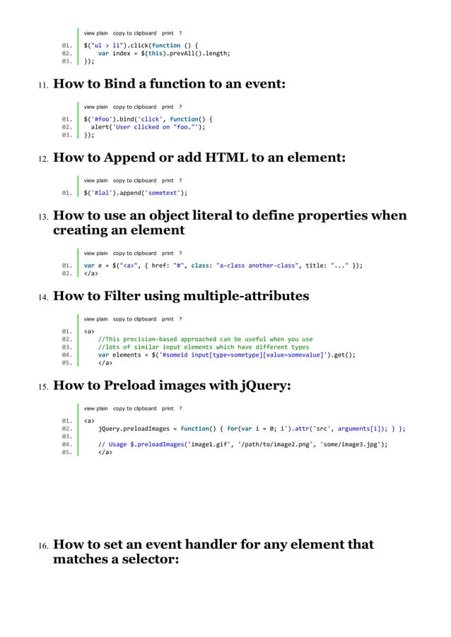 50 jquery | PDF