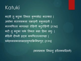 Katuki ka varnan sanskrit mein kia hua hain | PPT