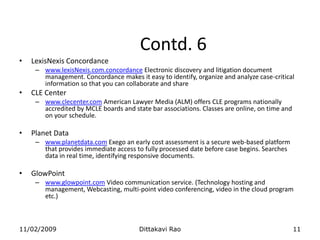 50 Law Firm Technology Sites | PPTX