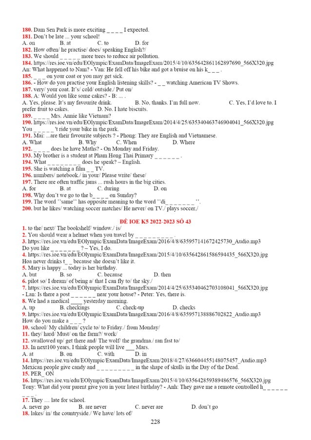 50 ĐỀ LUYỆN THI IOE LỚP 5 - NĂM HỌC 2022-2023 (CÓ LINK HÌNH, FILE AUDIO VÀ ĐÁP ÁN) (BỘ CHUẨN).pdf