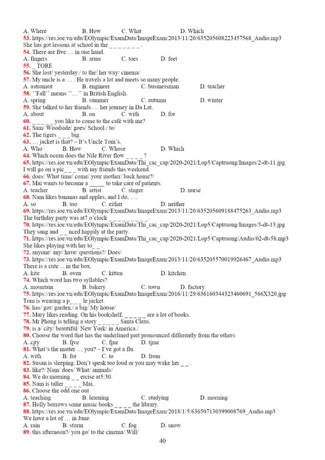 50 ĐỀ LUYỆN THI IOE LỚP 5 - NĂM HỌC 2022-2023 (CÓ LINK HÌNH, FILE AUDIO VÀ ĐÁP ÁN) (BỘ CHUẨN).pdf