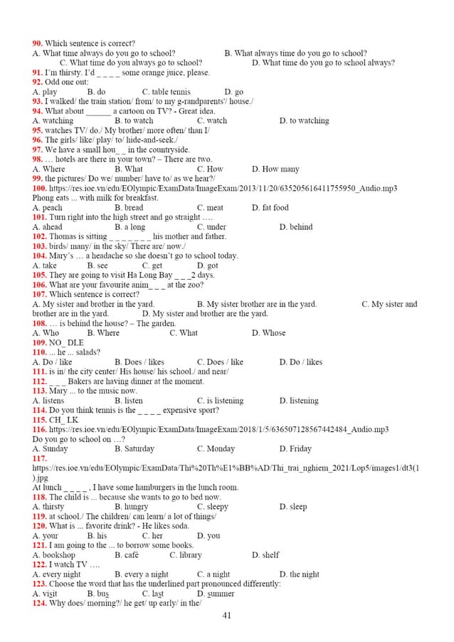 50 ĐỀ LUYỆN THI IOE LỚP 5 - NĂM HỌC 2022-2023 (CÓ LINK HÌNH, FILE AUDIO VÀ ĐÁP ÁN) (BỘ CHUẨN).pdf