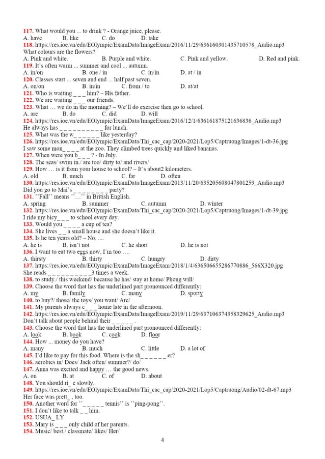 50 ĐỀ LUYỆN THI IOE LỚP 5 - NĂM HỌC 2022-2023 (CÓ LINK HÌNH, FILE AUDIO VÀ ĐÁP ÁN) (BỘ CHUẨN).pdf