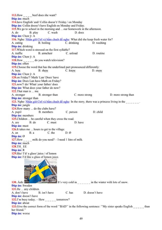 50 ĐỀ LUYỆN THI IOE LỚP 6 - CHƯƠNG TRÌNH MỚI - NĂM HỌC 2024-2025 (CÓ LINK HÌNH, FILE AUDIO VÀ ...