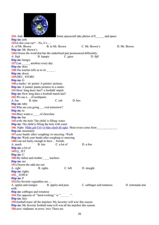 50 ĐỀ LUYỆN THI IOE LỚP 6 - CHƯƠNG TRÌNH MỚI - NĂM HỌC 2024-2025 (CÓ LINK HÌNH, FILE AUDIO VÀ ...