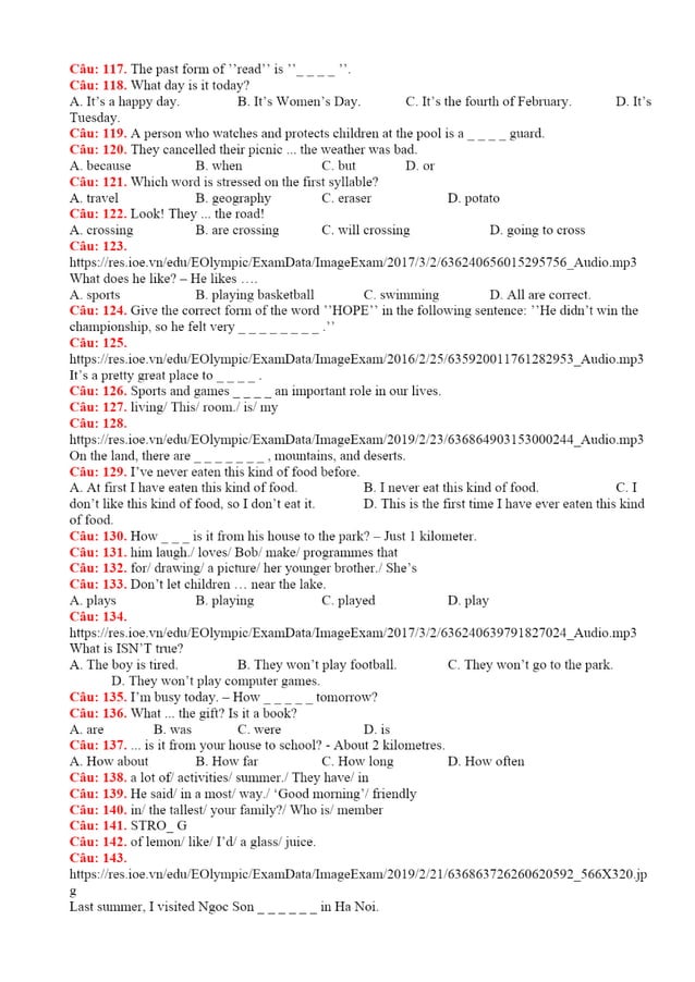 50 ĐỀ LUYỆN THI IOE LỚP 6 - NĂM HỌC 2022-2023 (CÓ LINK HÌNH, FILE AUDIO VÀ ĐÁP ÁN) (BỘ CHUẨN).pdf