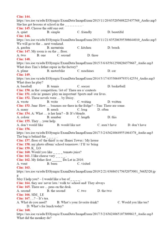 50 ĐỀ LUYỆN THI IOE LỚP 6 - NĂM HỌC 2022-2023 (CÓ LINK HÌNH, FILE AUDIO VÀ ĐÁP ÁN) (BỘ CHUẨN).pdf