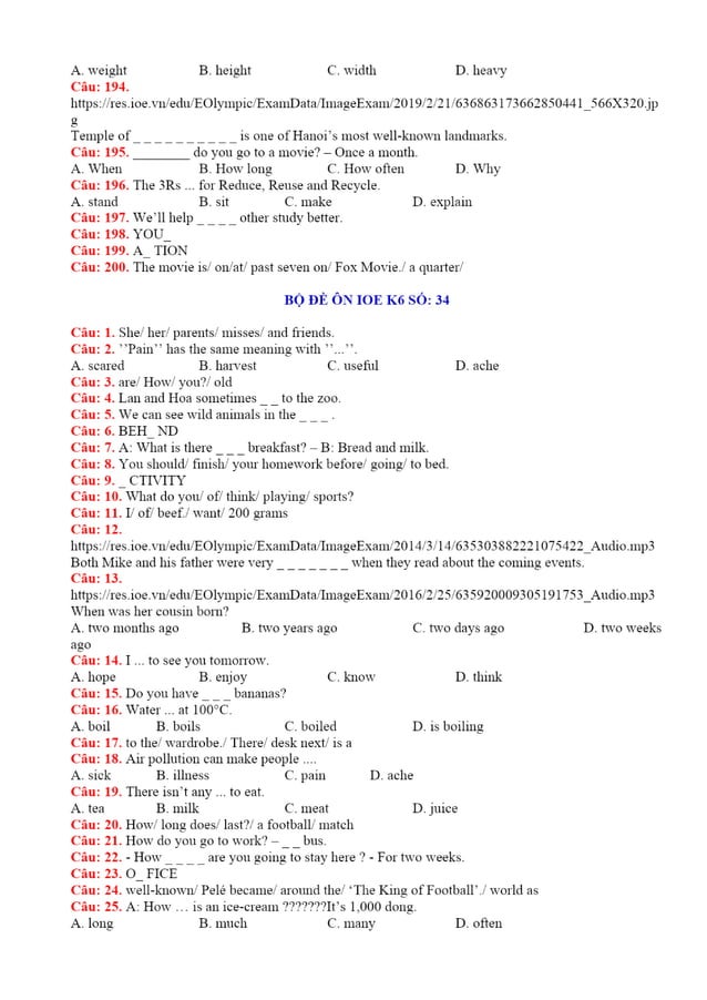 50 ĐỀ LUYỆN THI IOE LỚP 6 - NĂM HỌC 2022-2023 (CÓ LINK HÌNH, FILE AUDIO VÀ ĐÁP ÁN) (BỘ CHUẨN).pdf