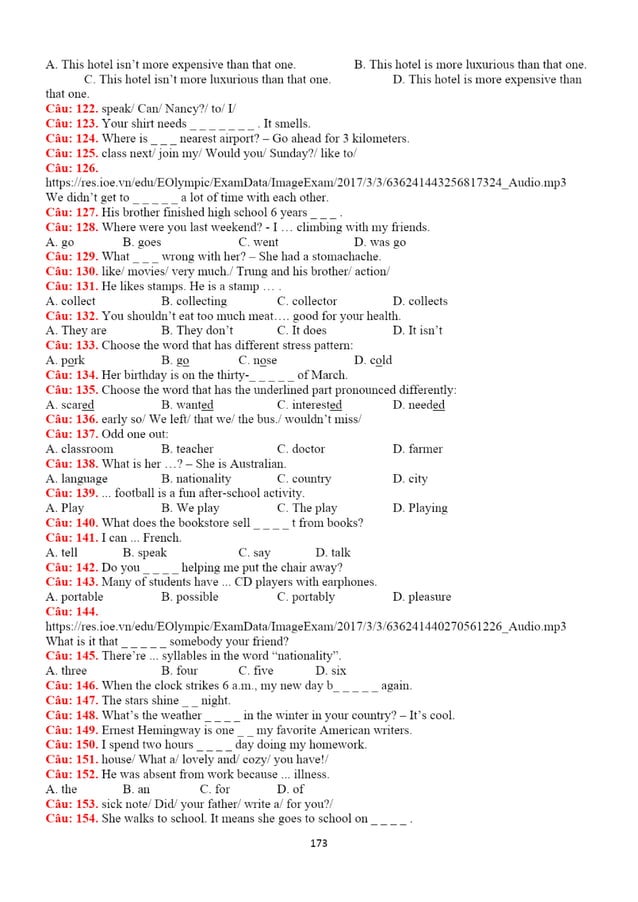 50 ĐỀ LUYỆN THI IOE LỚP 7 - NĂM HỌC 2022-2023 (CÓ LINK HÌNH, FILE AUDIO VÀ ĐÁP ÁN) (BỘ CHUẨN).pdf