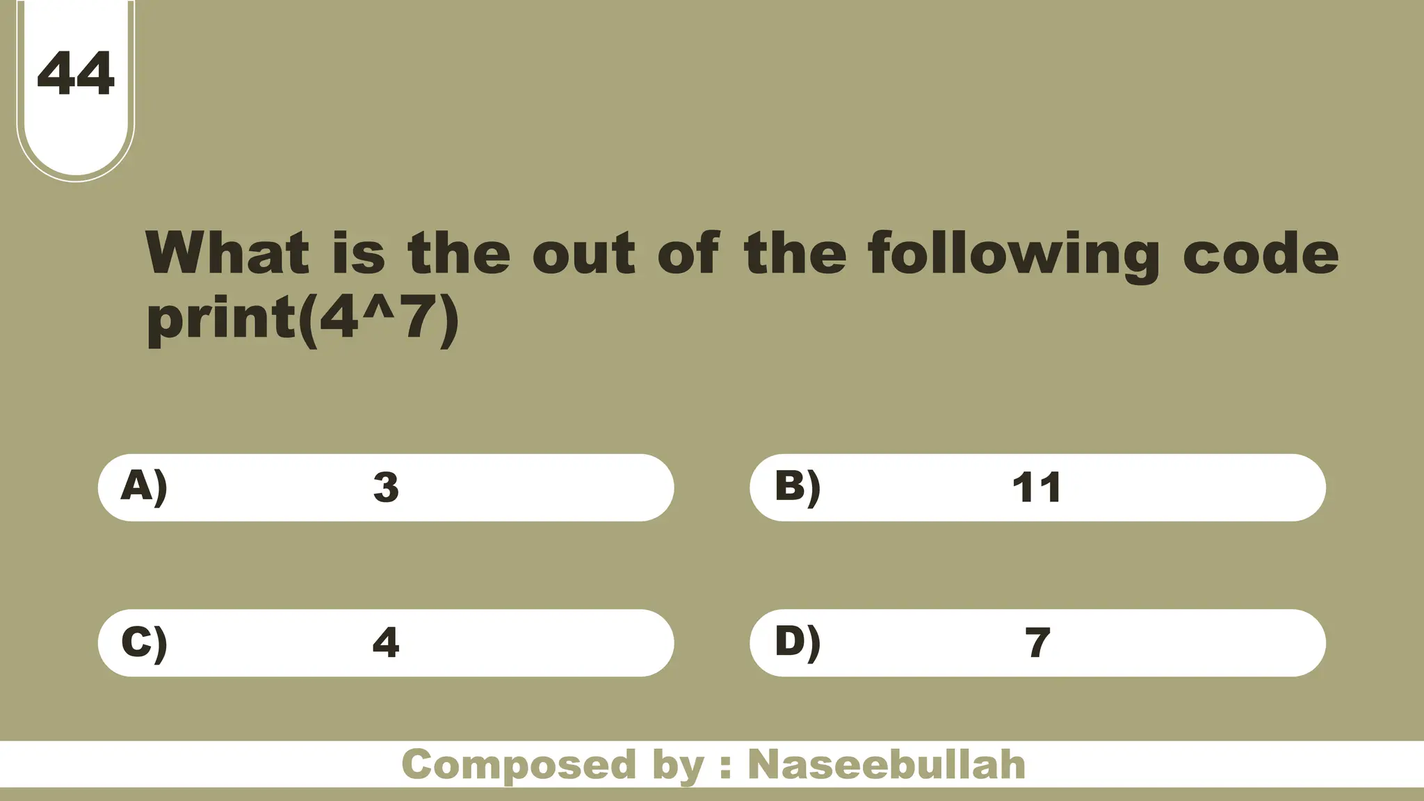 50 Mcqs Of Python Datatypes Operaors Pptx