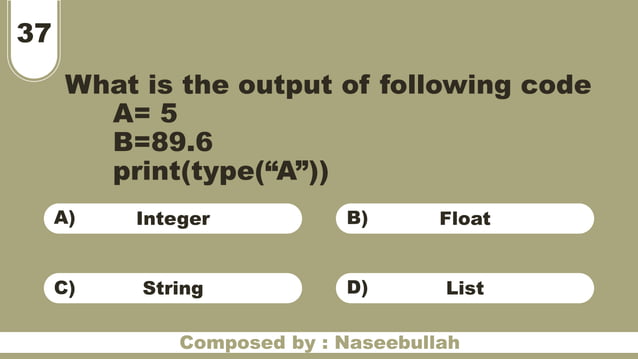 50 MCQS of python (datatypes & Operaors).pptx