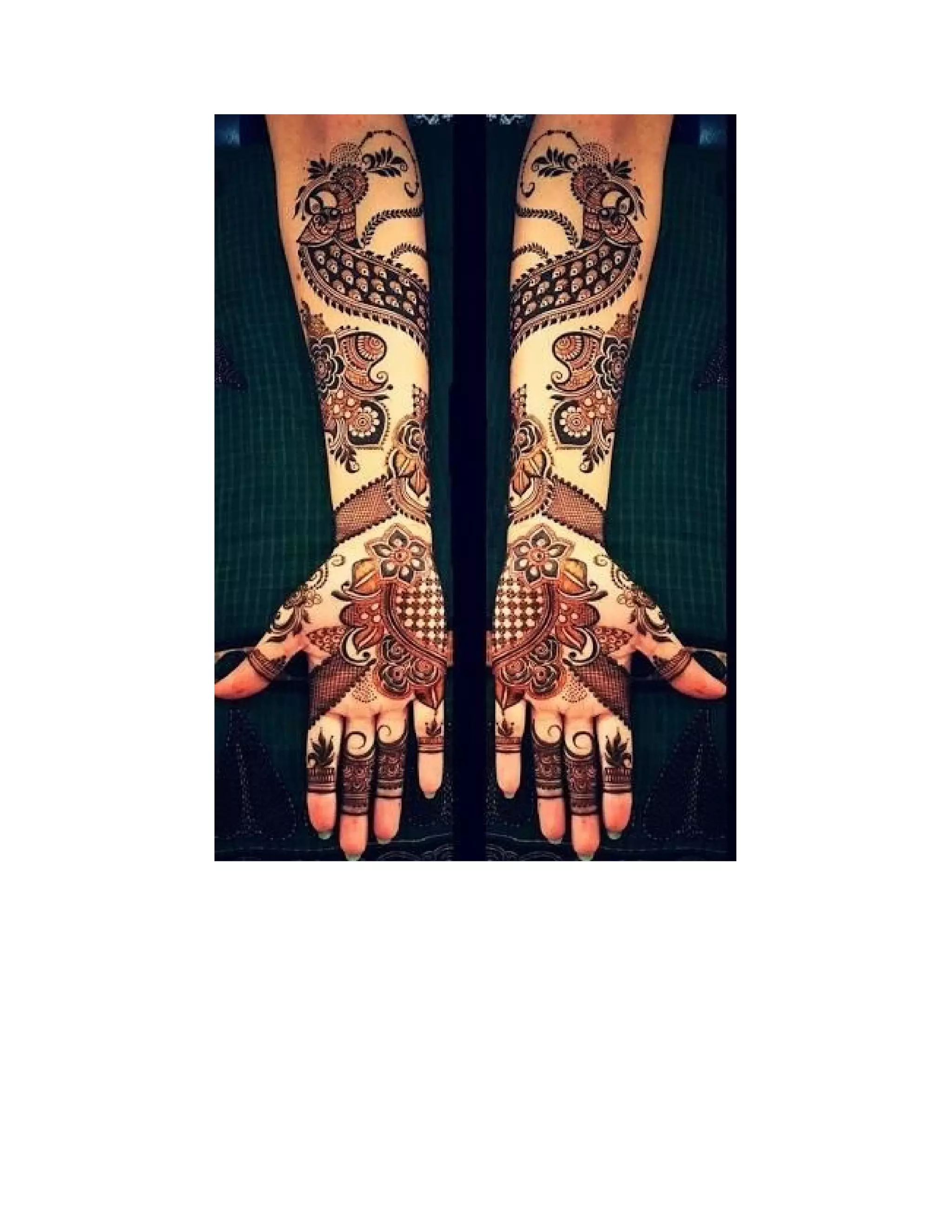 50+ mind blowingly simple mehandi designs (1) | PDF