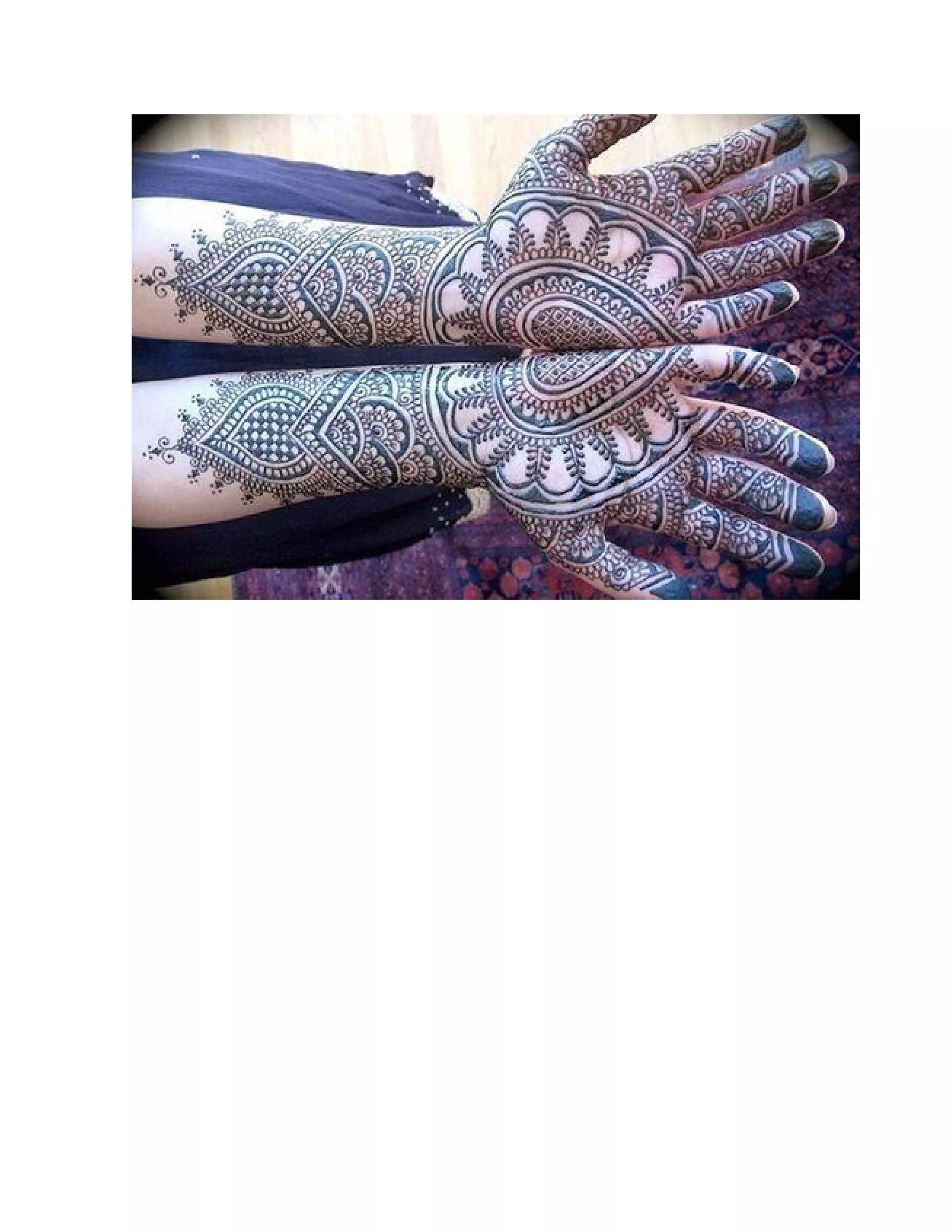50+ mind blowingly simple mehandi designs (1) | PDF